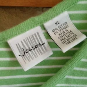 jason maxwell | Tops | Jason Maxwell Vneck Striped Tee | Poshmark